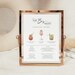 Bar Menu Template DIY - Bar Menu Wedding - Drink Menu - Downloadable ...