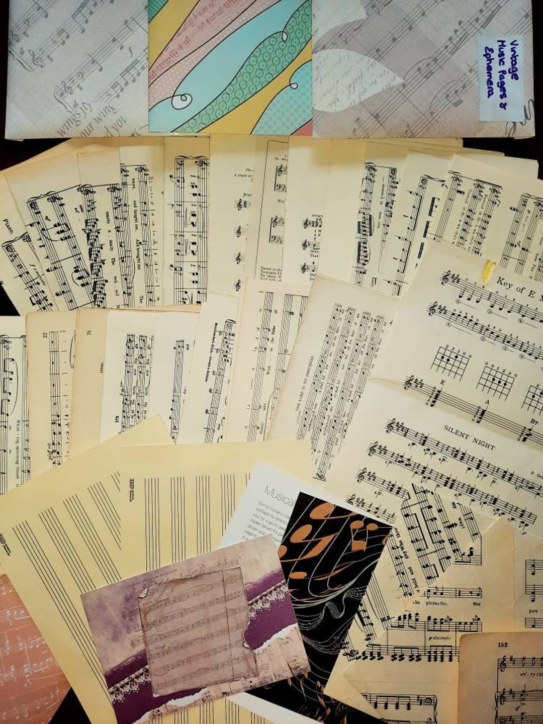 Vintage Music Ephemera for Junk Journal Supplies, Ephemera ...
