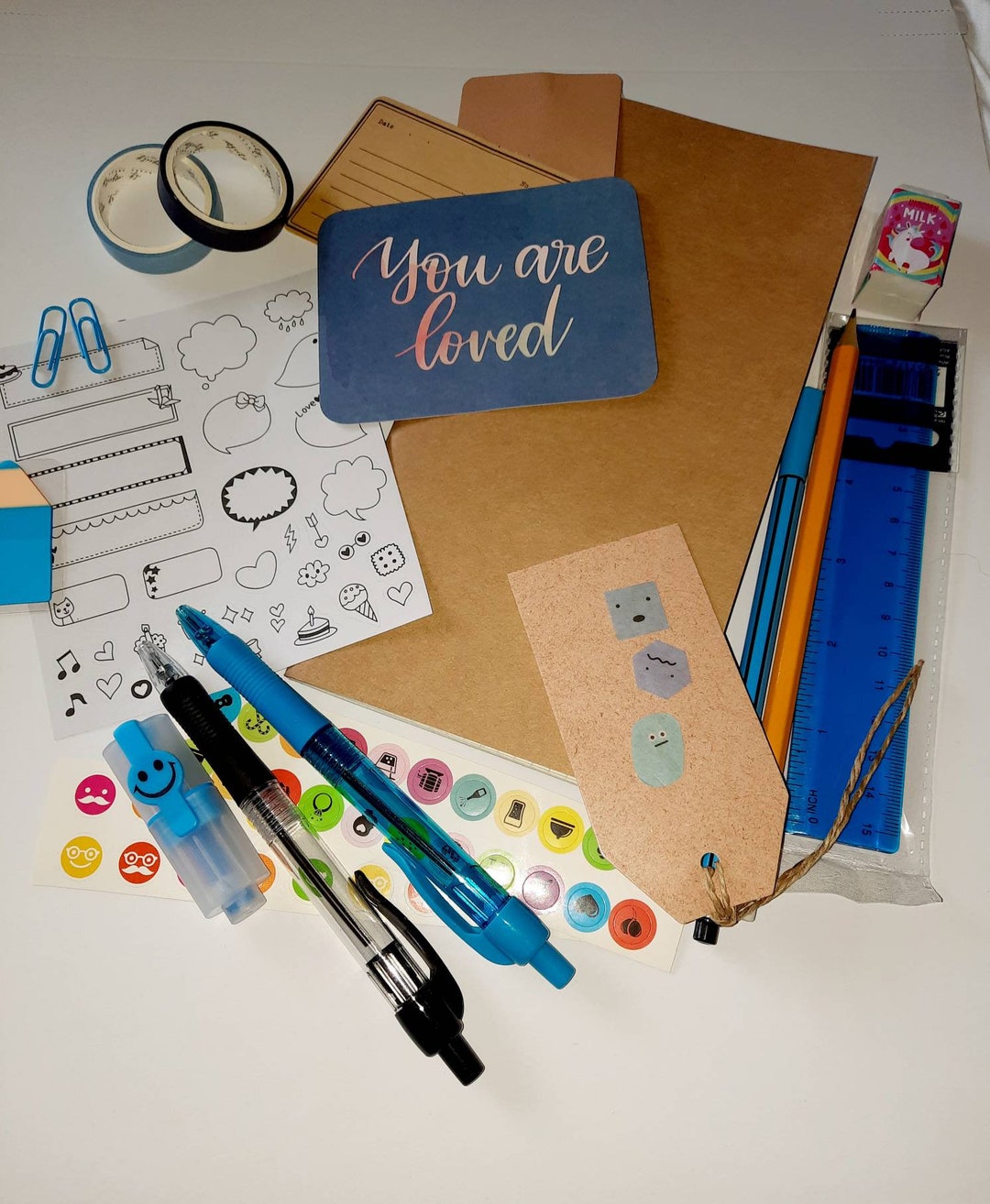 Travellers Notebook Bullet Journal Starter Kit. Letterbox - Etsy