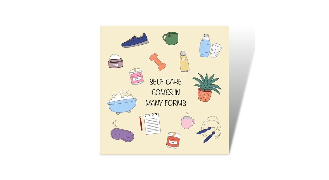 Self Care Art Print Self Care Poster Self Care Reminder Positive ...