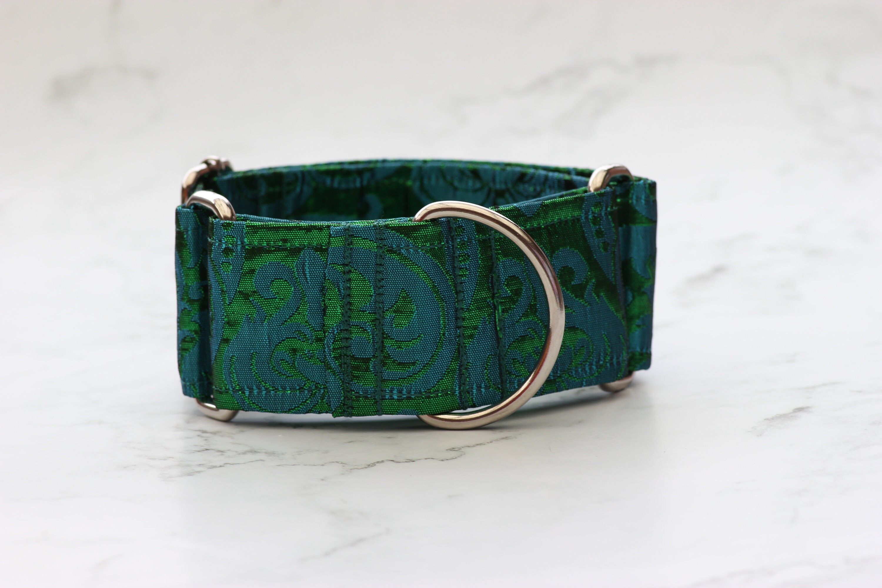 Collier pour chien à boucle pression / martingale tissu - Etsy France