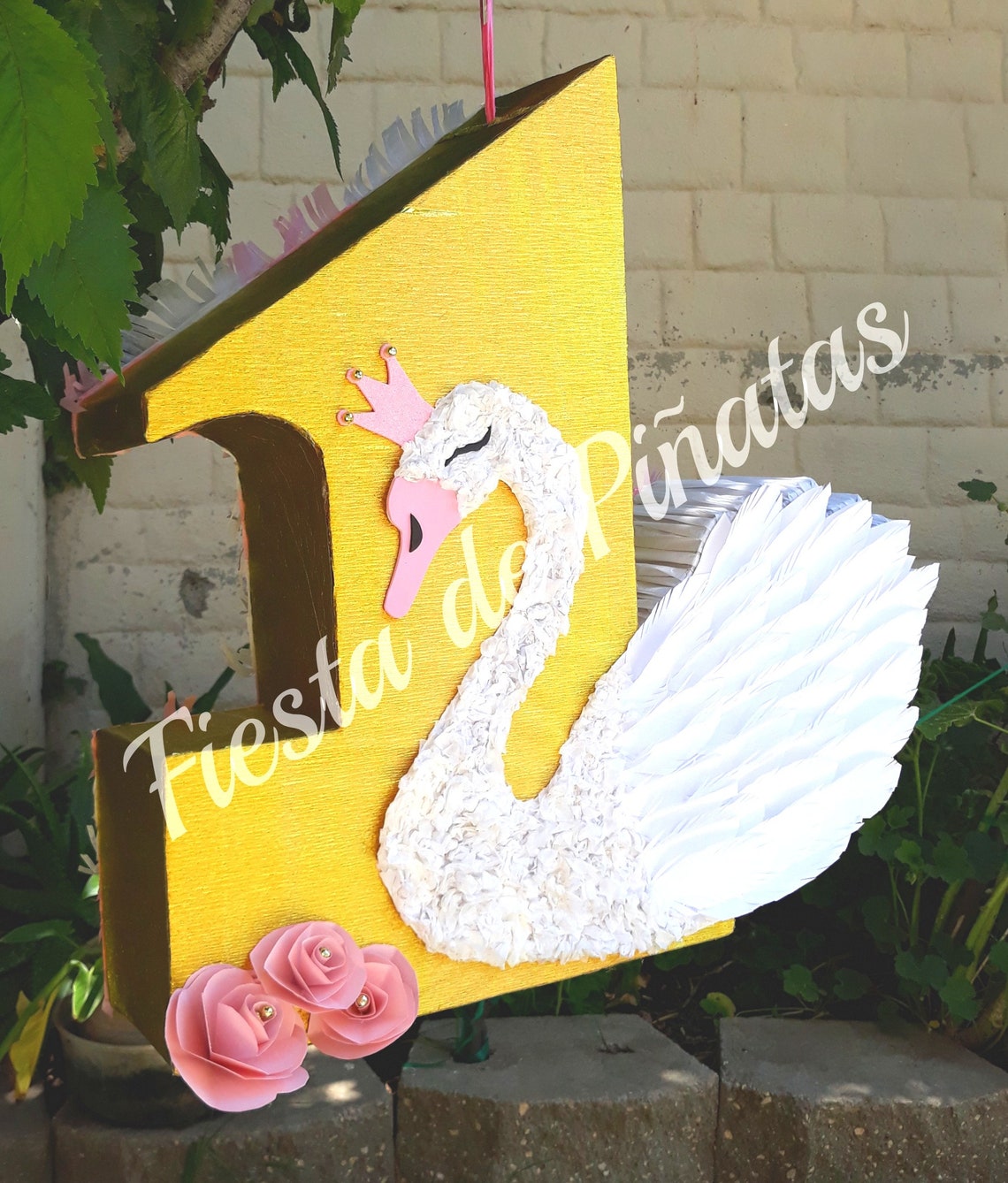 Swan With Number (please Contact Us for Different Number/color Etc). - Etsy