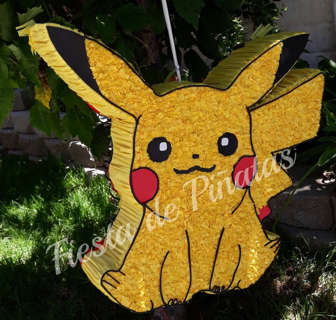 Pokemon Pikachu Piñata (we Accept Custom Orders. Please Message Us for ...
