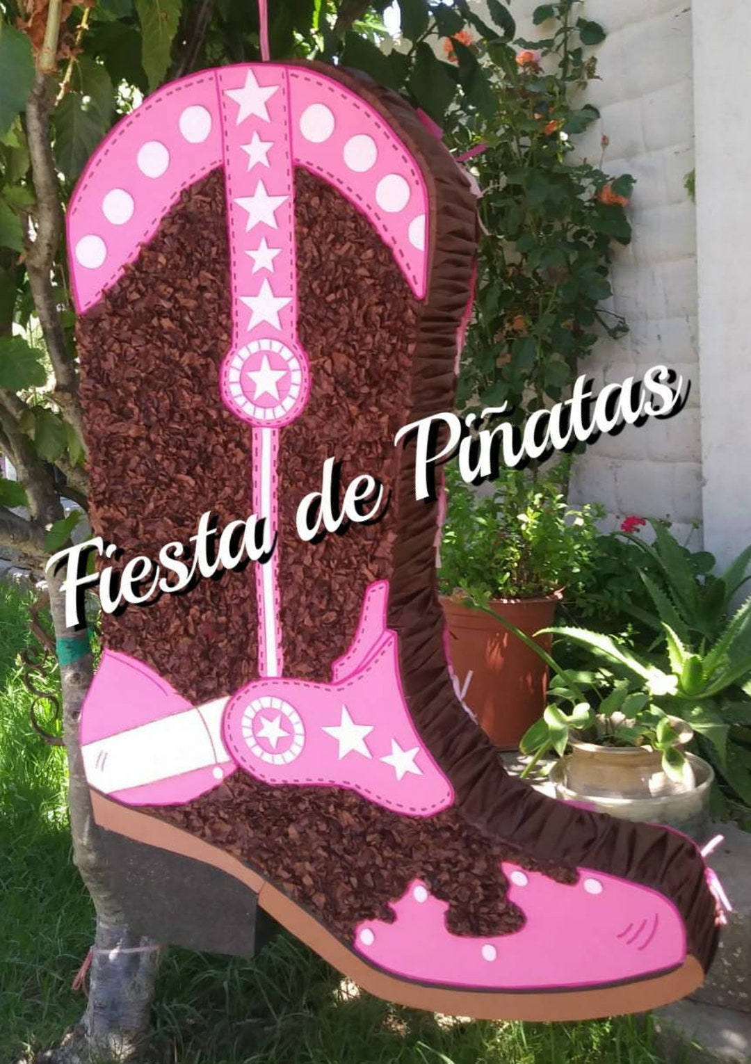 35 Inch Tall Pink Cowboy Boot Piñata. Other Colors Available. - Etsy