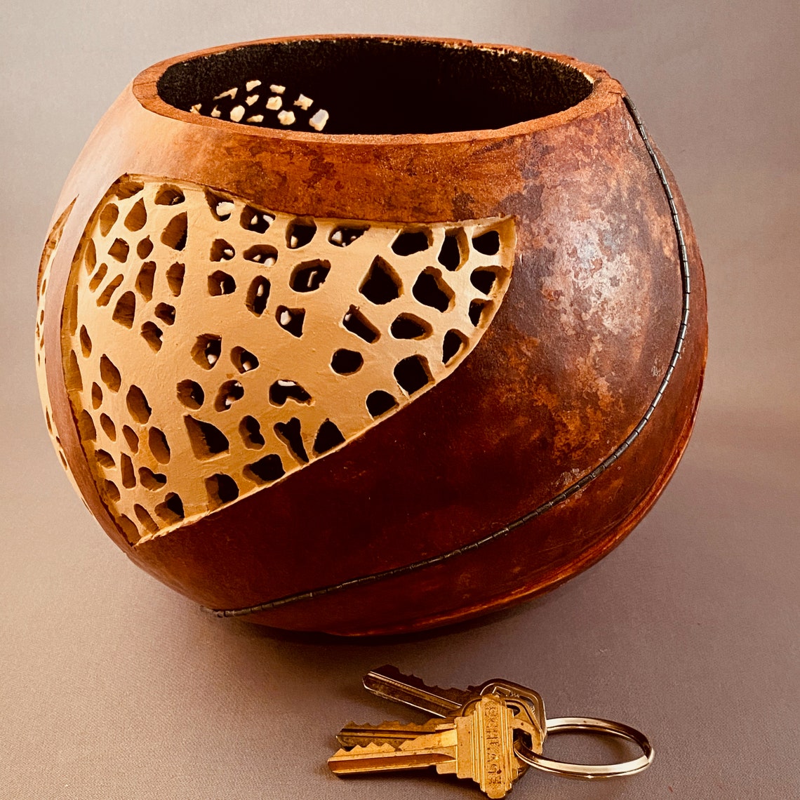 Fancy Filigree With Butterfly Gourd - Etsy