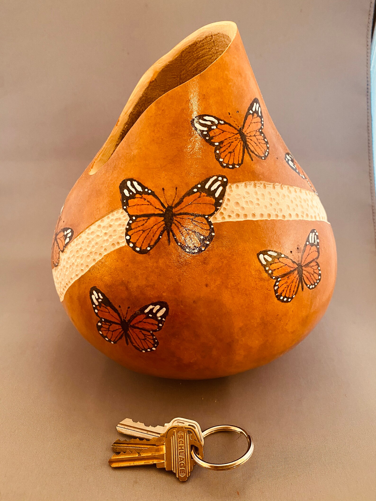 Butterfly With Stippled Band - Etsy