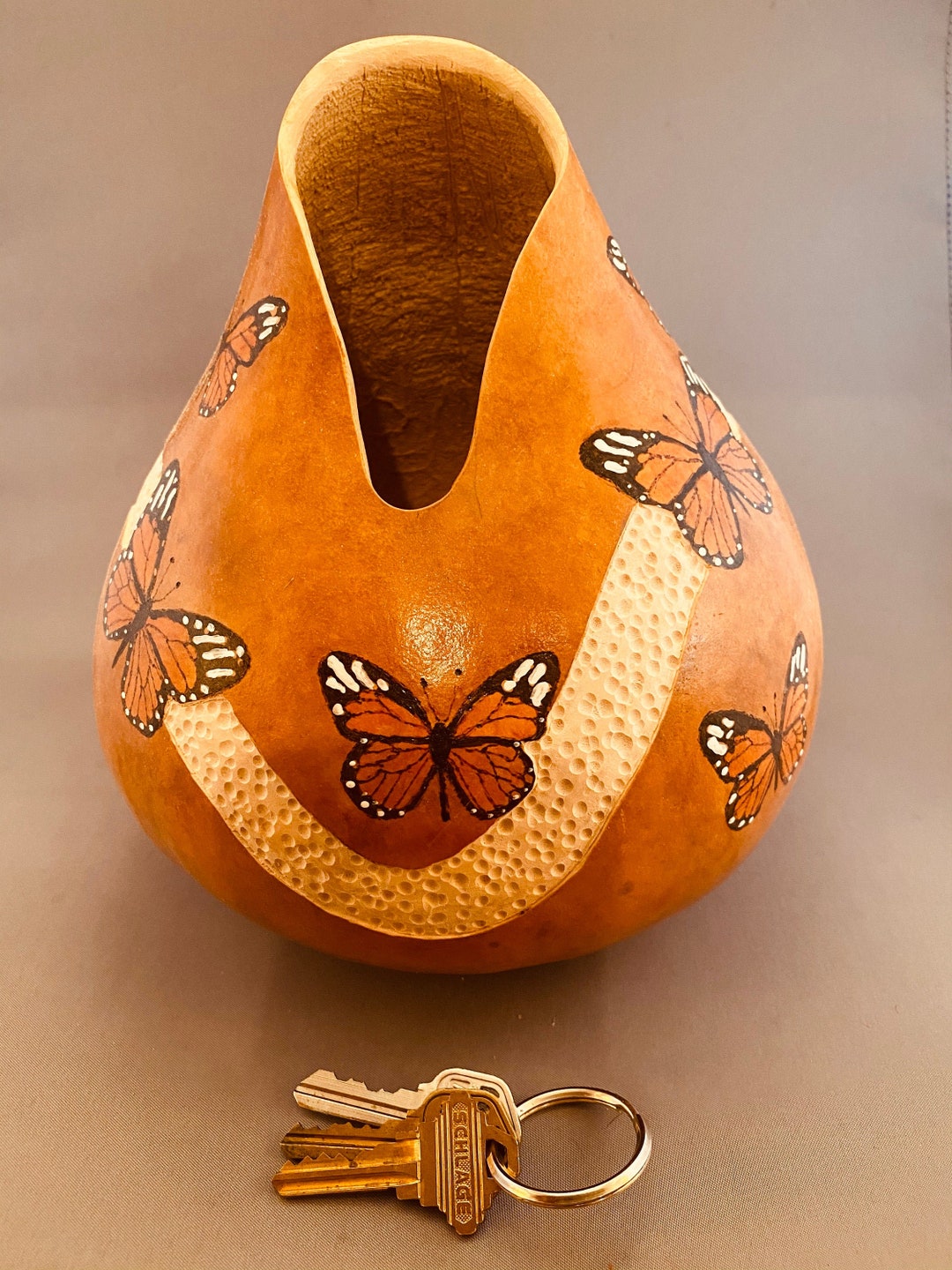 Butterfly With Stippled Band - Etsy