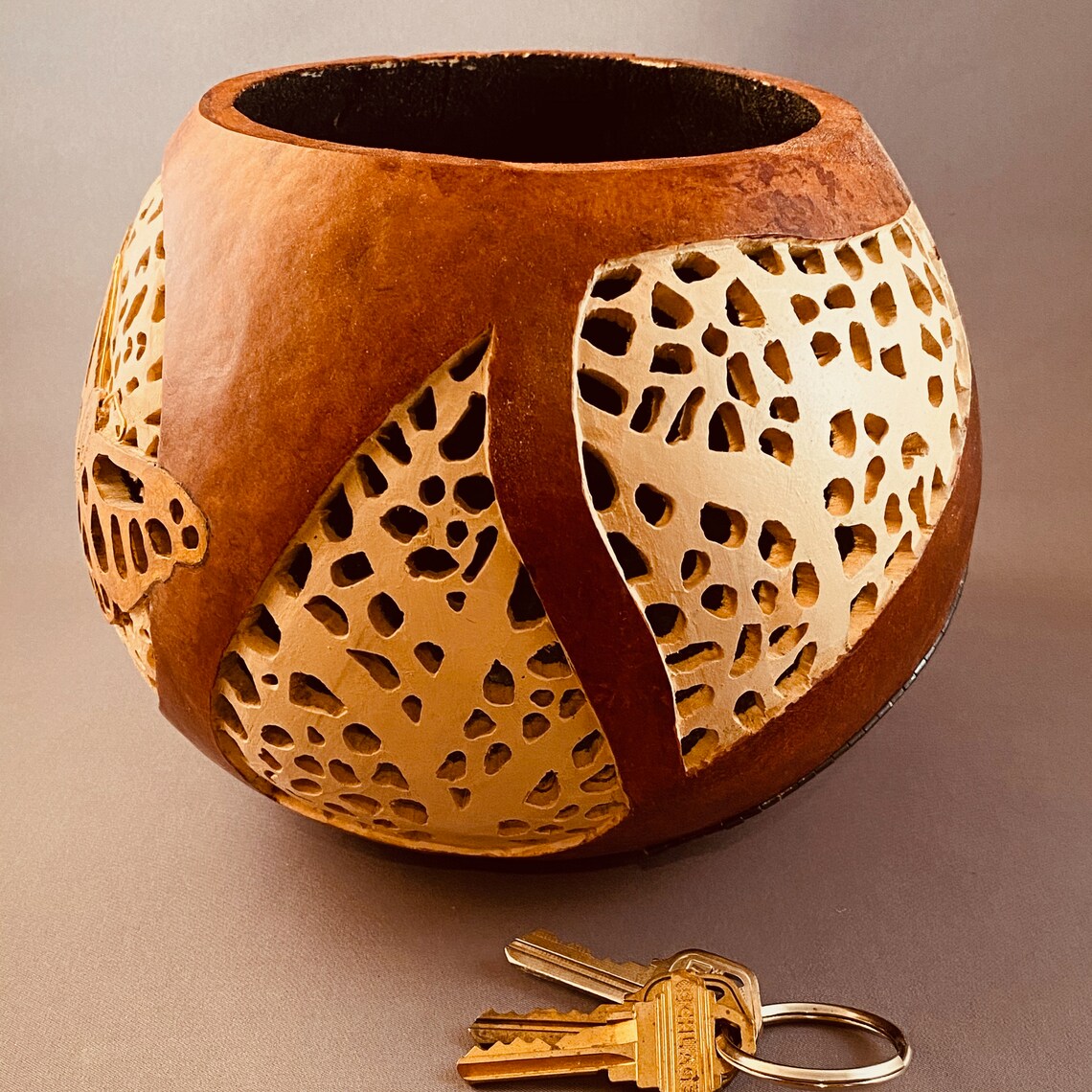 Fancy Filigree With Butterfly Gourd - Etsy
