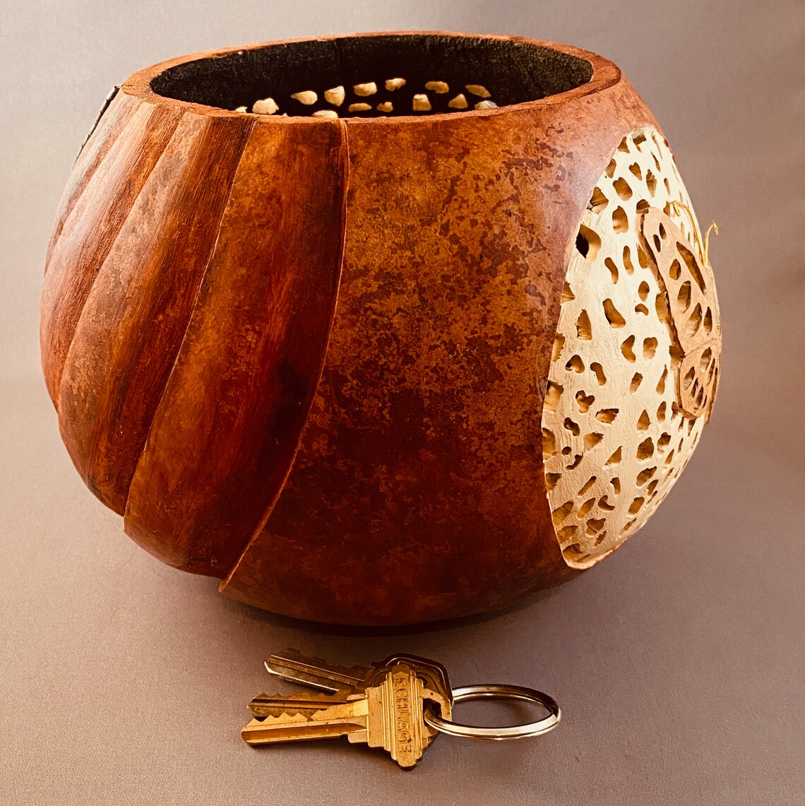 Fancy Filigree With Butterfly Gourd - Etsy