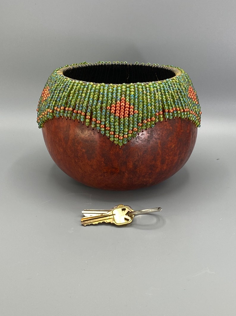 Beaded Round Gourd - Etsy