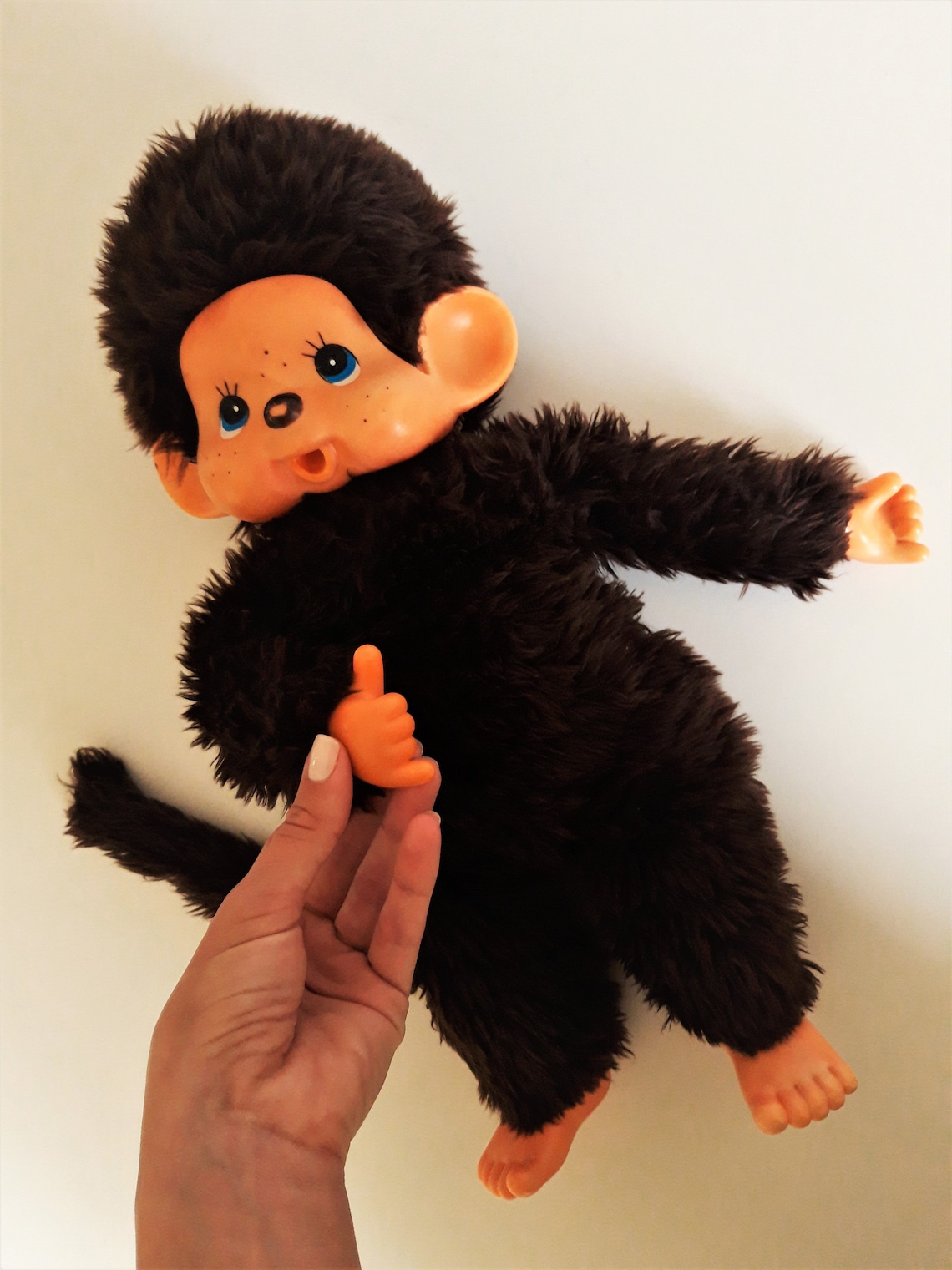 MONCHICHI Monkey Toy Vintage big monchhichi doll | Etsy