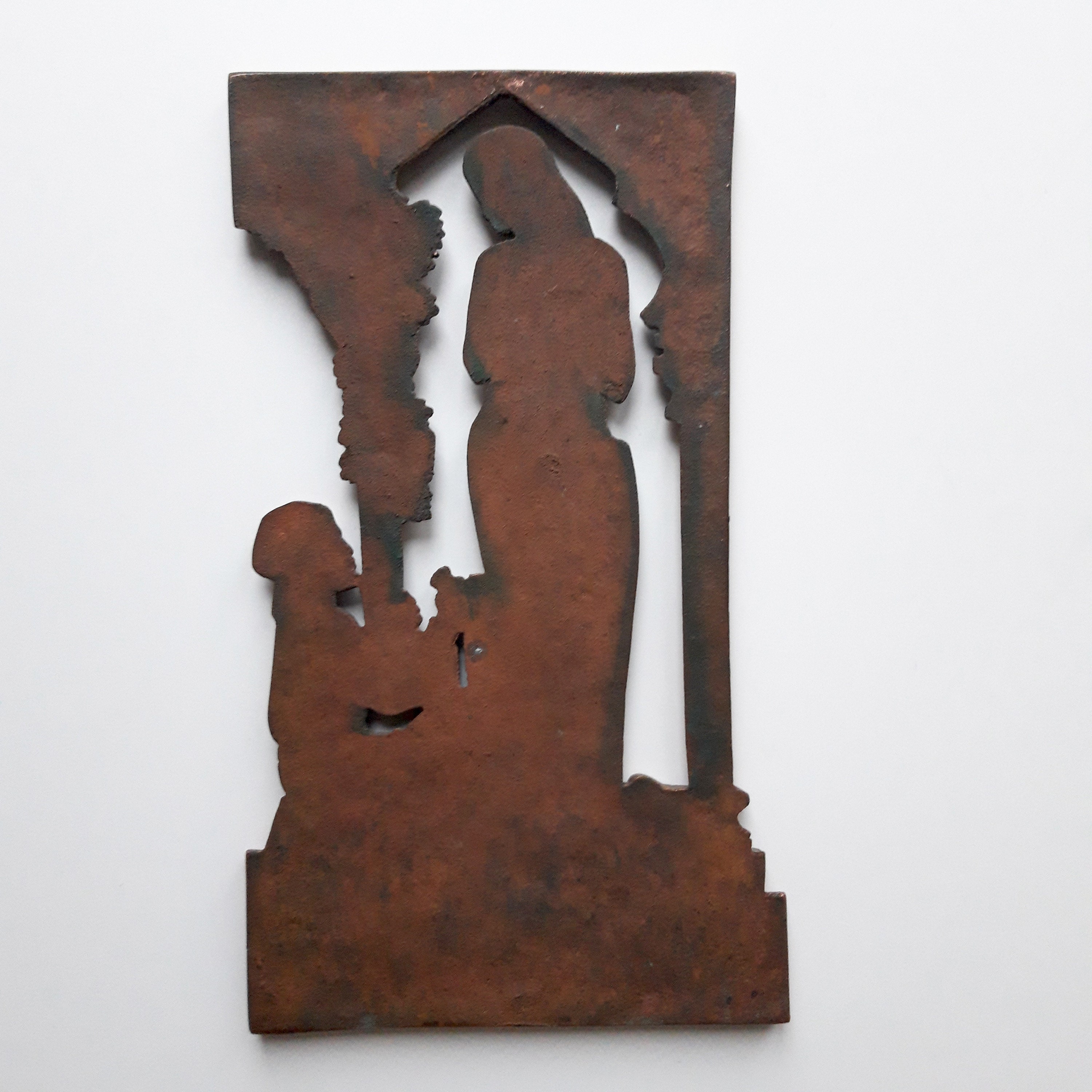 Cast iron wall decor Metal bas relief | Etsy