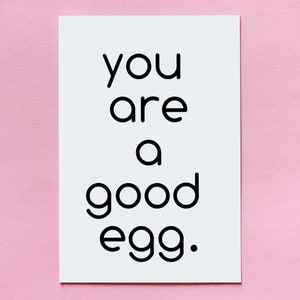 You Are a Good Egg / Downloadable Print, Instant Printable Wall Art and ...