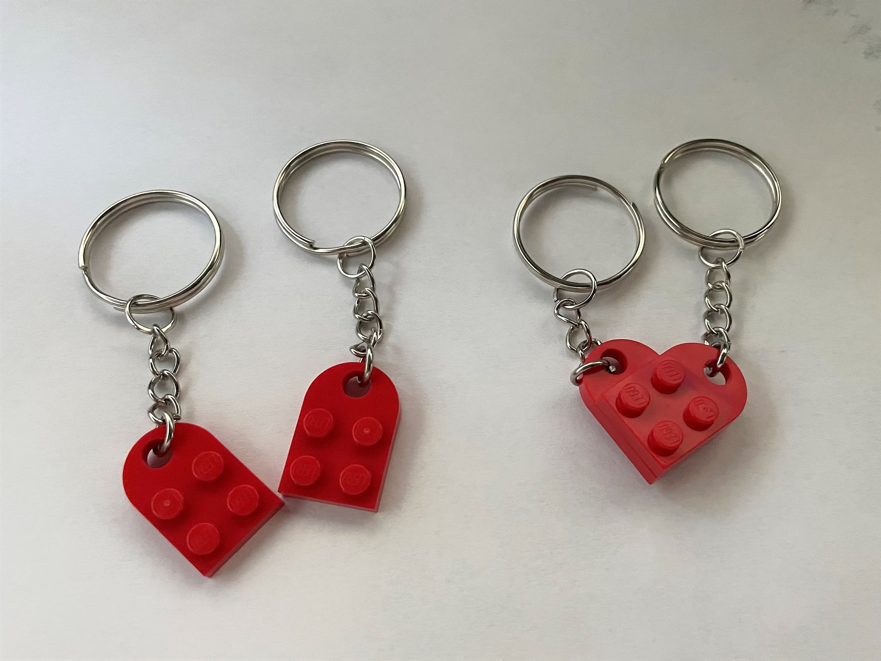Heart Keychain Made From LEGO® Bricks same Price All - Etsy