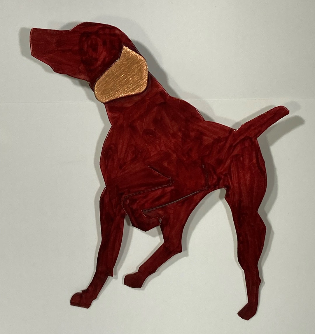 Copper Wall Hanging Houndmd Dog, Wall Sculpture, Wall Decoration, Hand ...