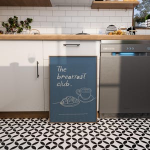 The Breakfast Club Print | Kitchen Wall Art | Food Tea Coffee | Brunch ...