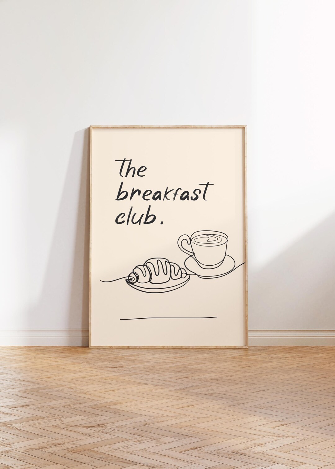 The Breakfast Club Print | Kitchen Wall Art | Food Tea Coffee | Brunch ...