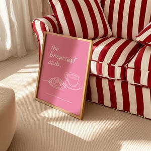 The Breakfast Club Print | Kitchen Wall Art | Food Tea Coffee | Brunch ...