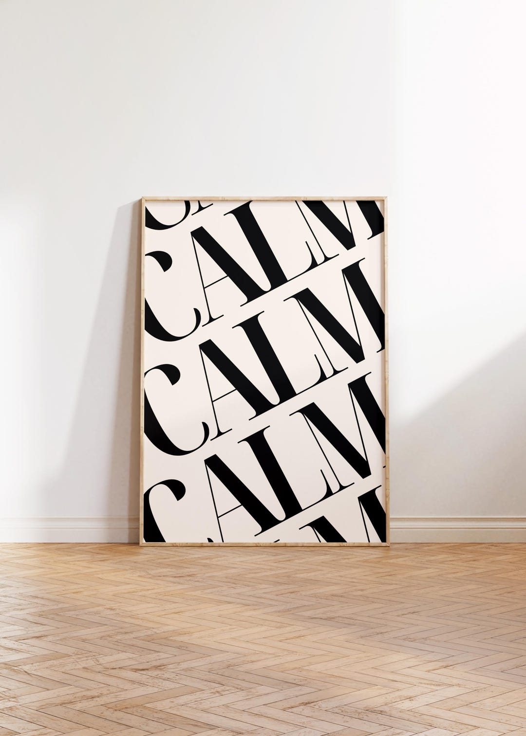 Calm Print | Black White | Minimalist | Trendy Poster | Funky Wall Art ...