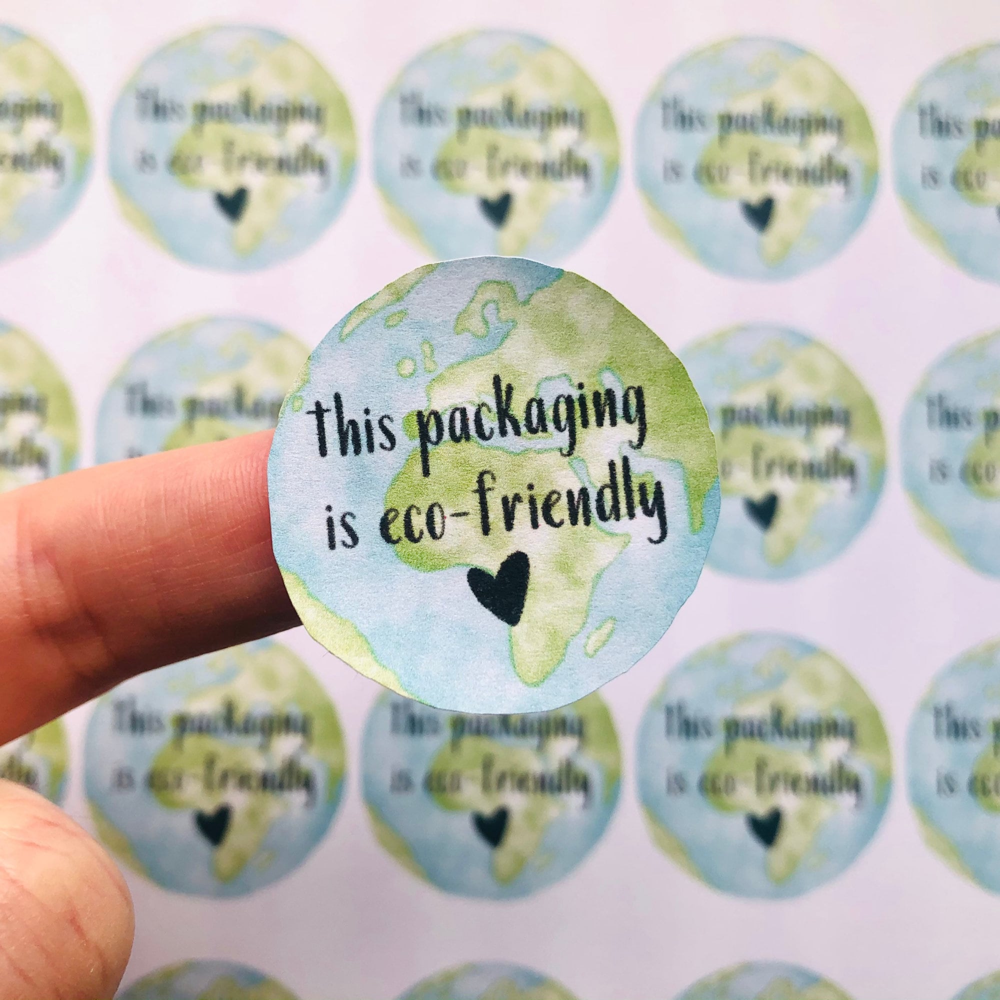 30x Eco-Friendly Stickers Biodegradable Stickers | Etsy