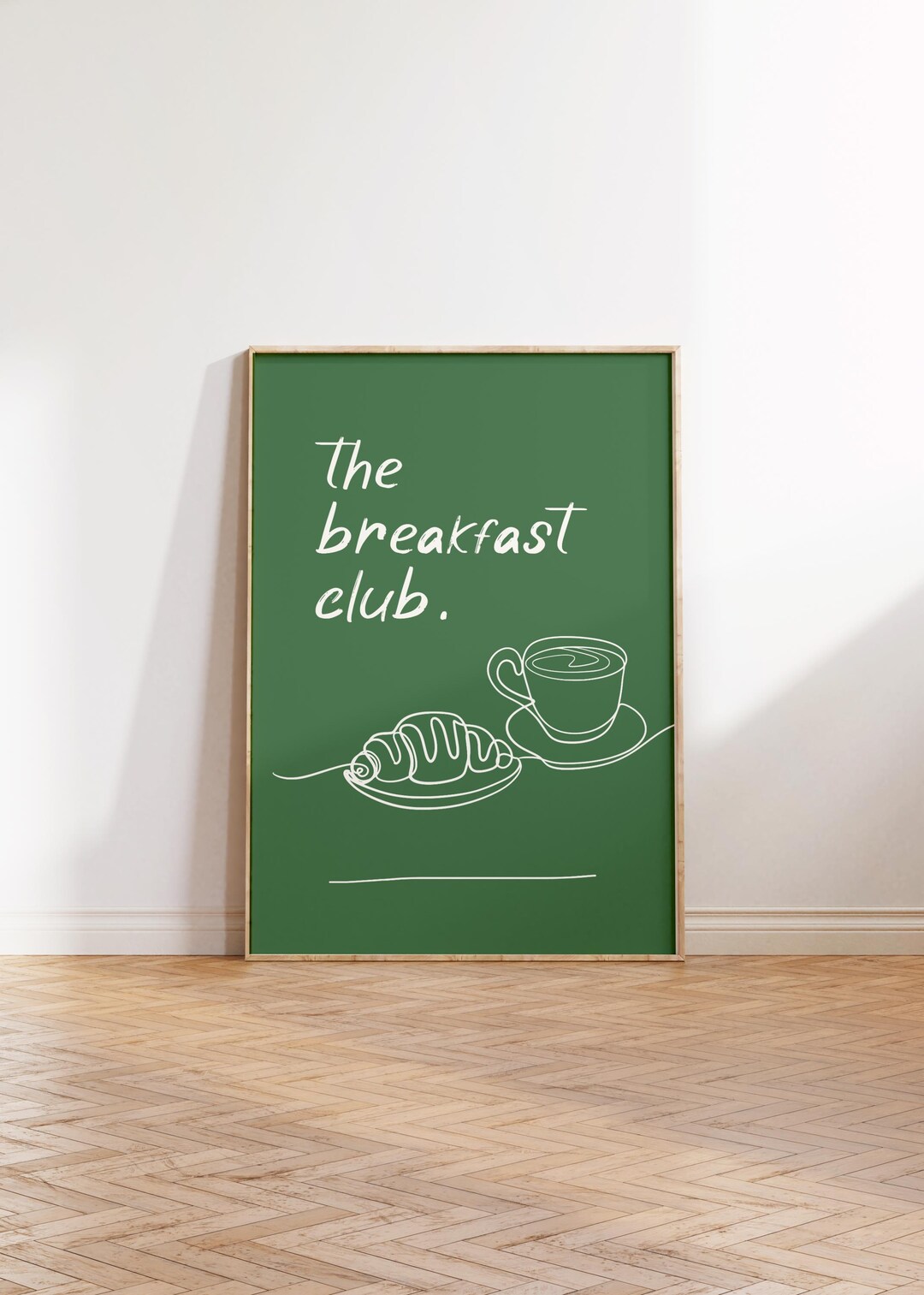 The Breakfast Club Print Kitchen Art Food Tea Coffee Brunch Unframed ...