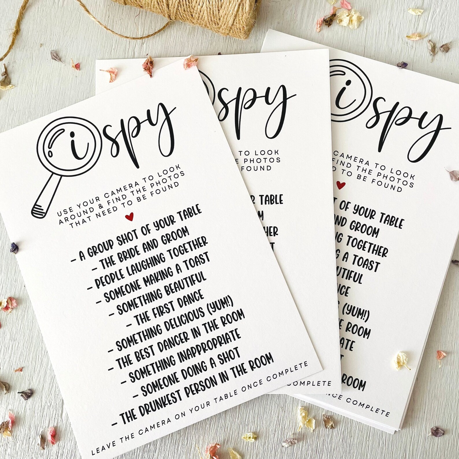 A5 I Spy Wedding Game Cards Eye Spy Camera Activity Kids - Etsy UK