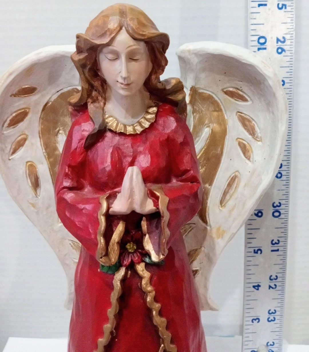 Plow & Hearth Christmas Angel Figurine With Secret Drawer - Etsy