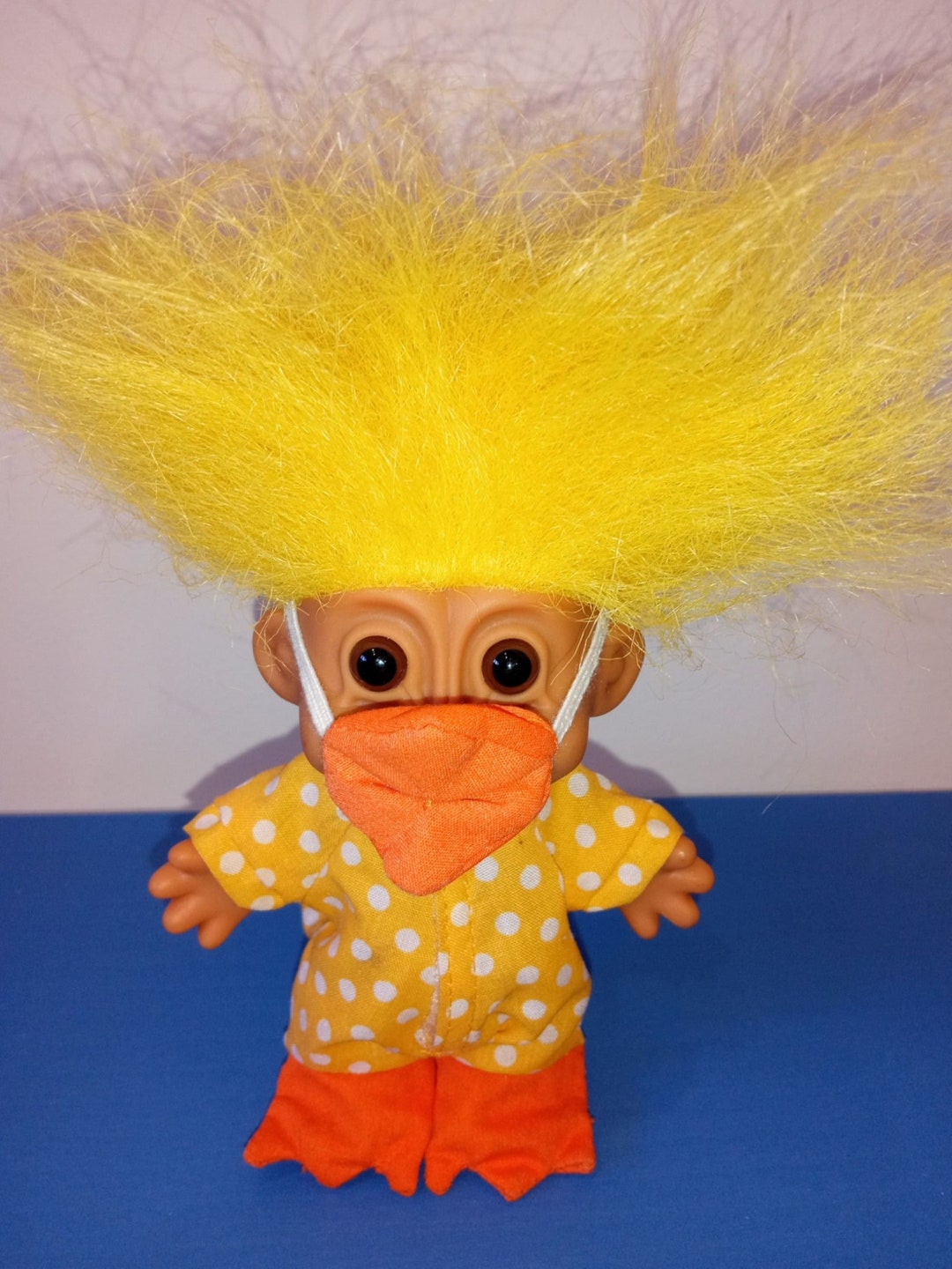 Vintage RUSS Berrie Easter Duck Collectible 4 Troll Doll one of the ...