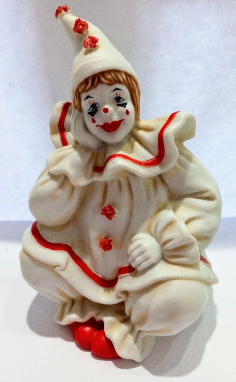 Vintage Enesco Pom Pom Circus Clown Piggy Bank 1983 - Etsy