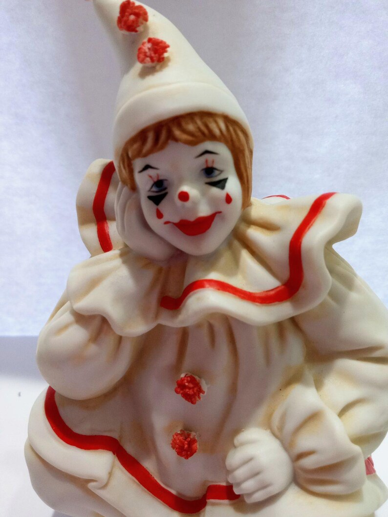 Vintage Enesco Pom Pom Circus Clown Piggy Bank 1983 - Etsy