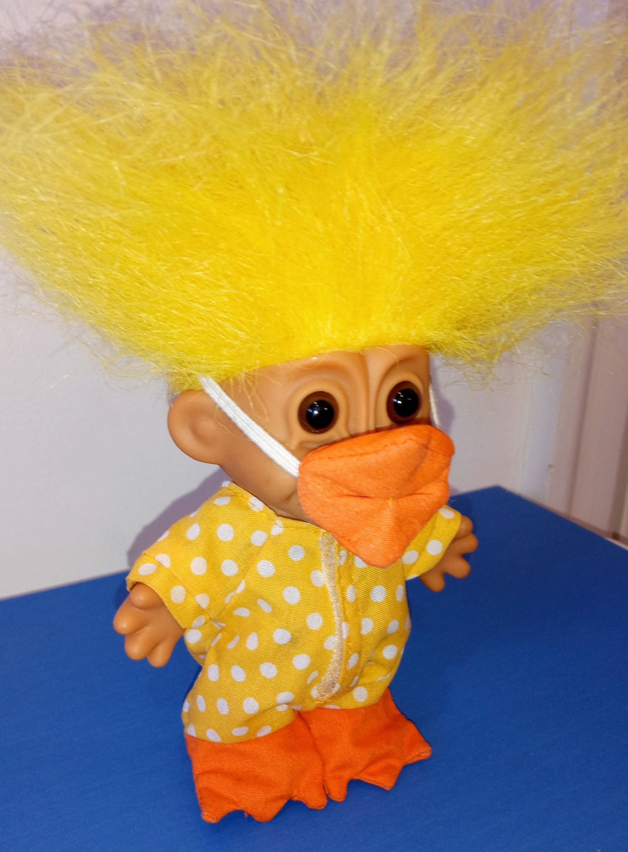 Vintage RUSS Berrie Easter Duck Collectible 4 Troll Doll one of the ...