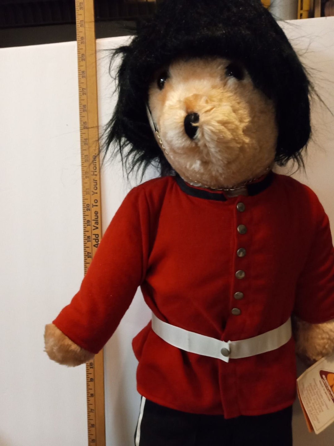 RARE Vintage British Royal Guard Buckingham Palace Large Teddy Bear ...