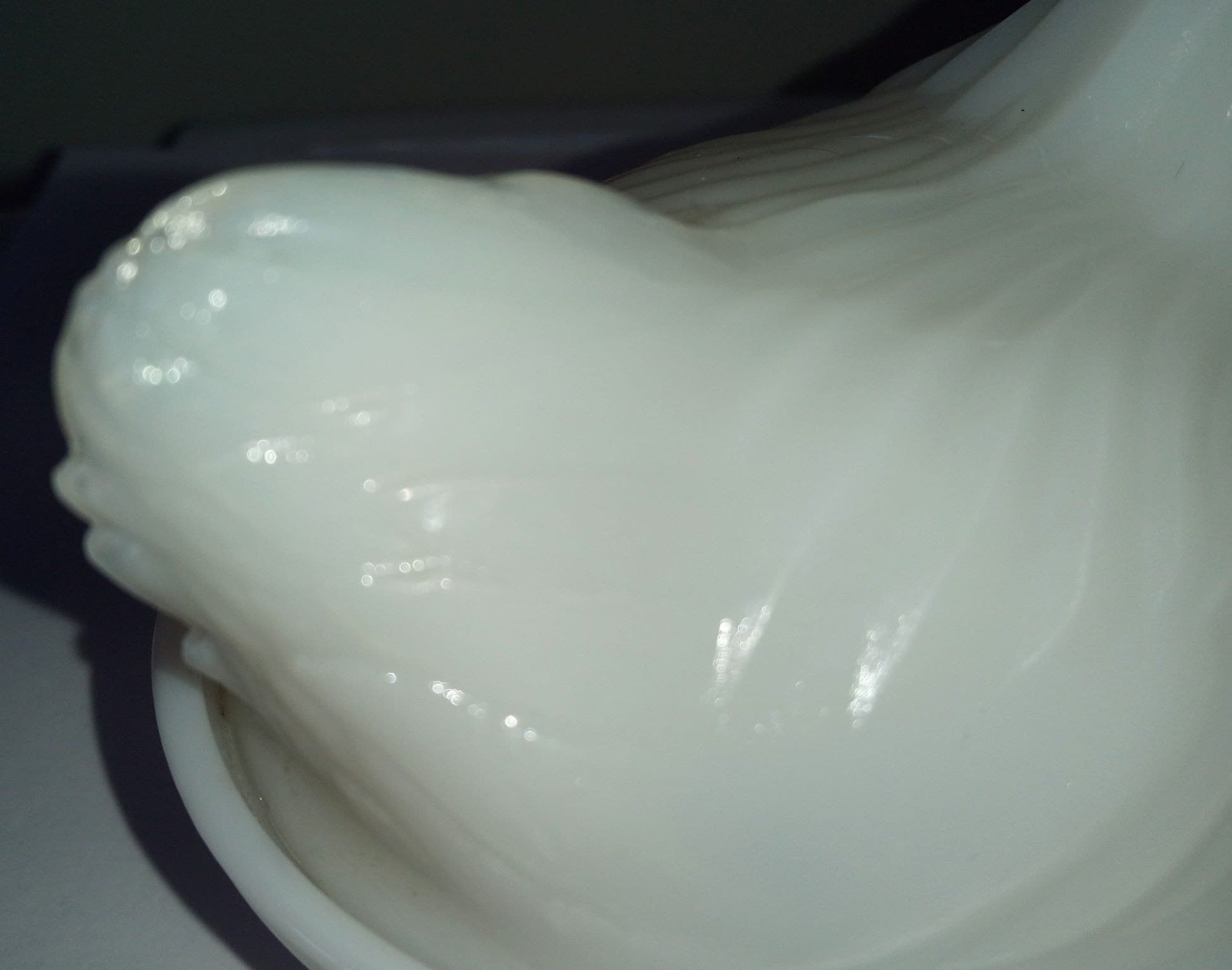 Small Vintage Hen Chicken on a Basket Nest Opaque White Milk Glass - Etsy