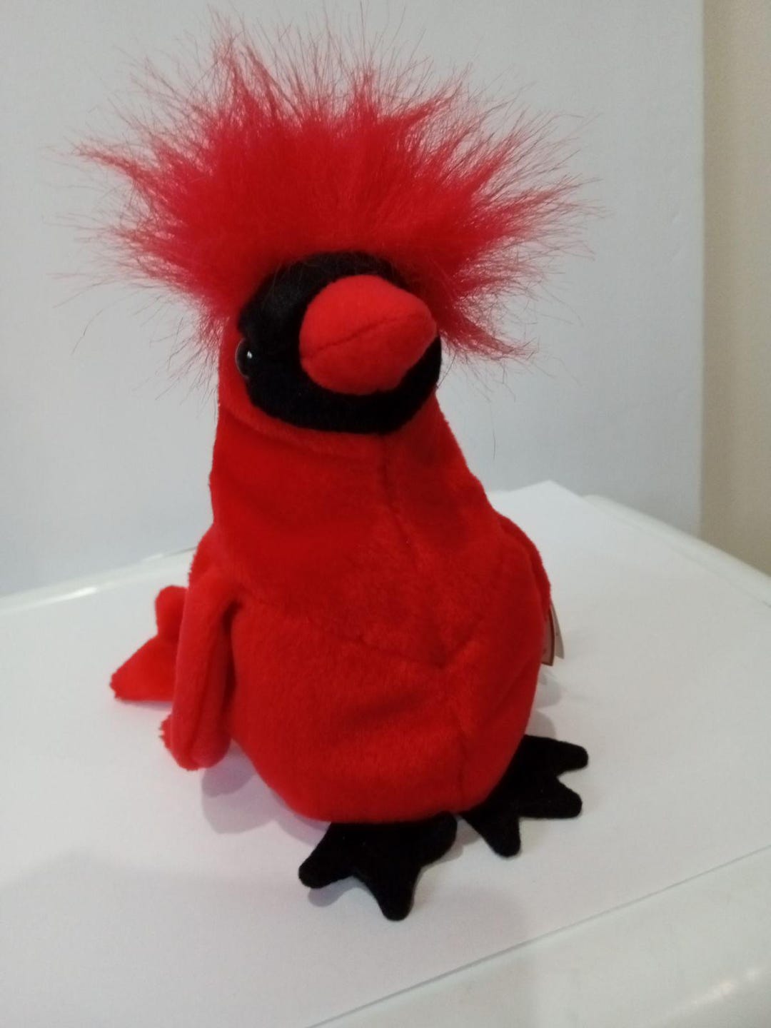 TY Mac Red Cardinal Bird 1998 Beanie Babies Like New - Etsy