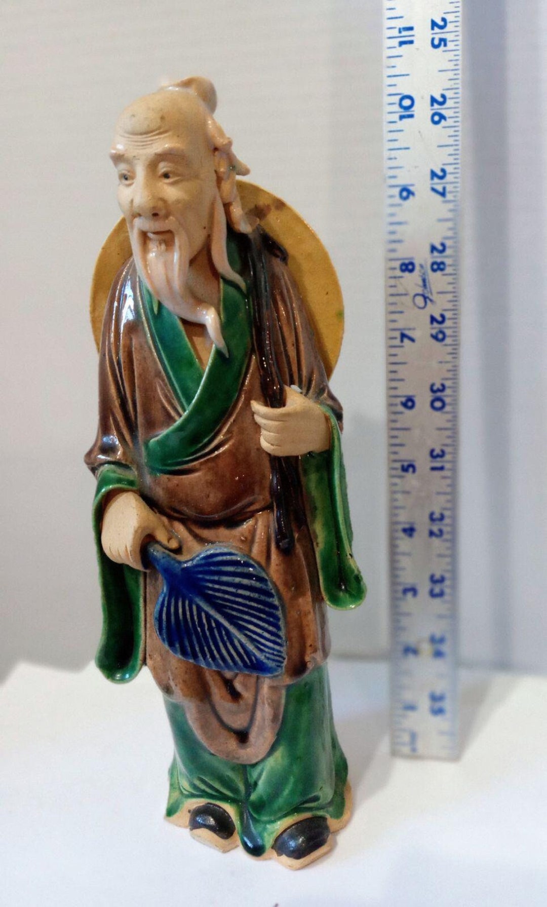 Antique Chinese Mud Man Collectible Mudman Mud Men Clay Pottery Ceramic ...
