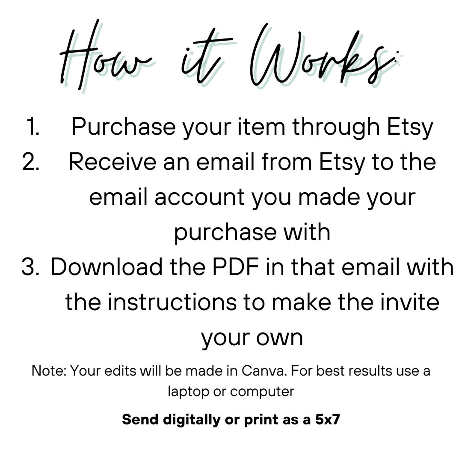 Class of 2024 Graduation Invitation, 1 Image, Fully Customizable ...