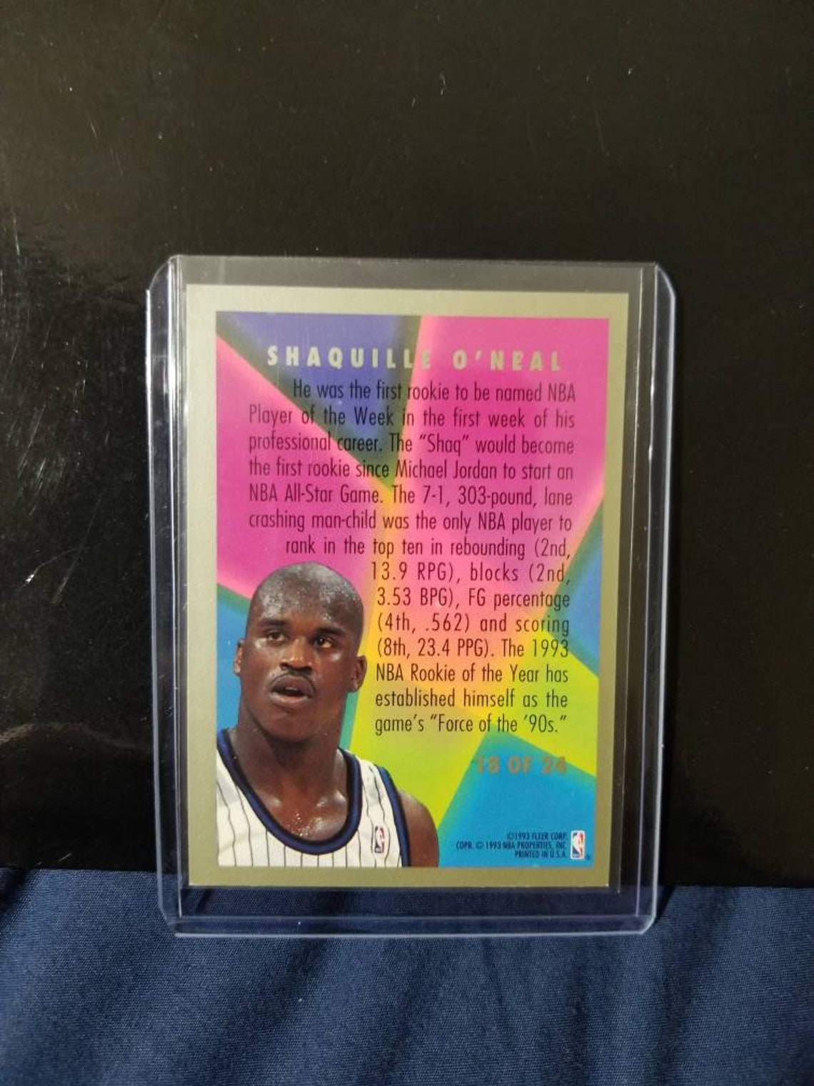Shaquille Oneal! Orlando Magic Lakers Heat 4x Nba Champion Mvp Tnt ...