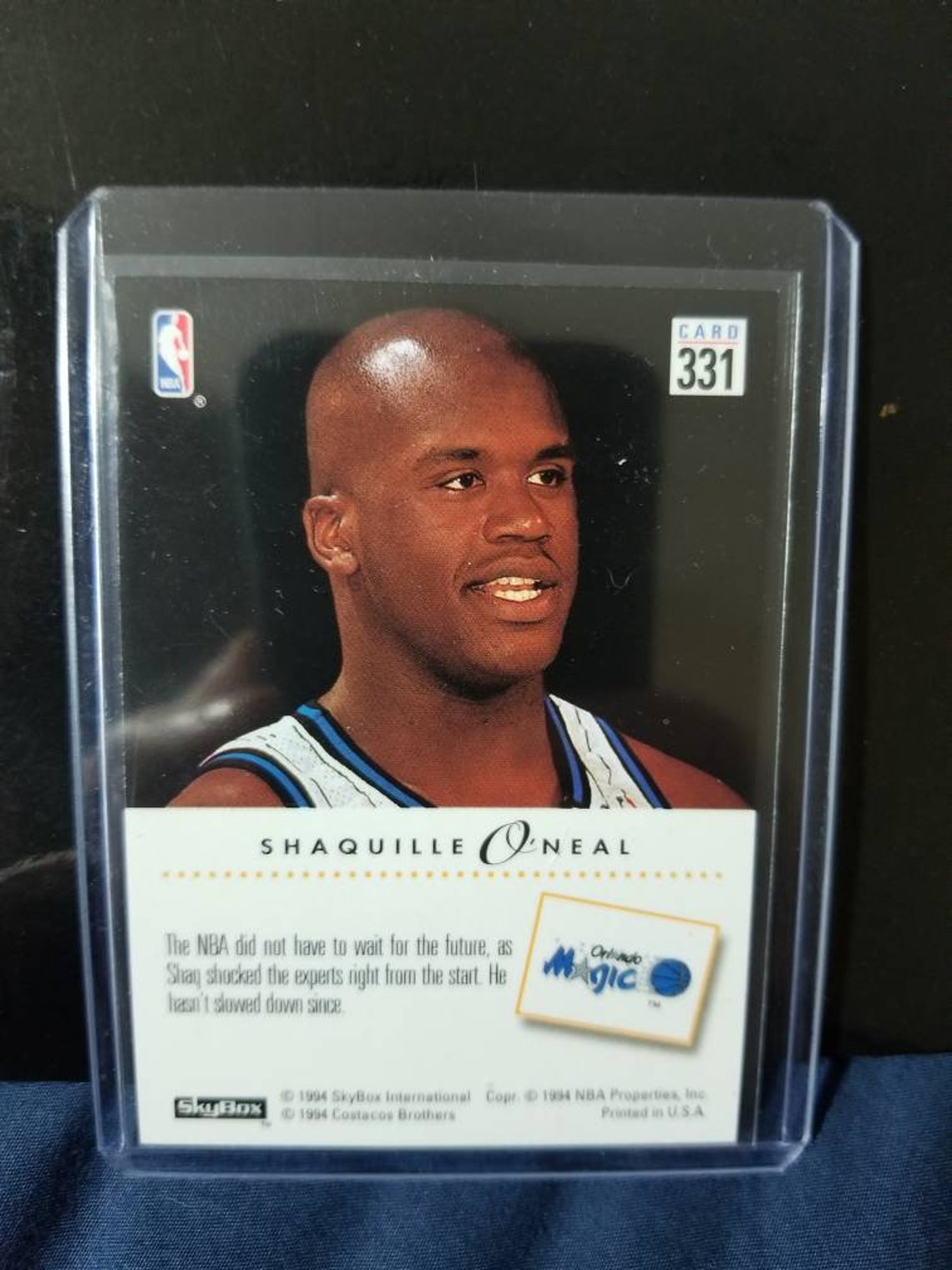 Shaquille Oneal Orlando Magic Lakers Heat 4x Nba Champion Mvp Tnt ...