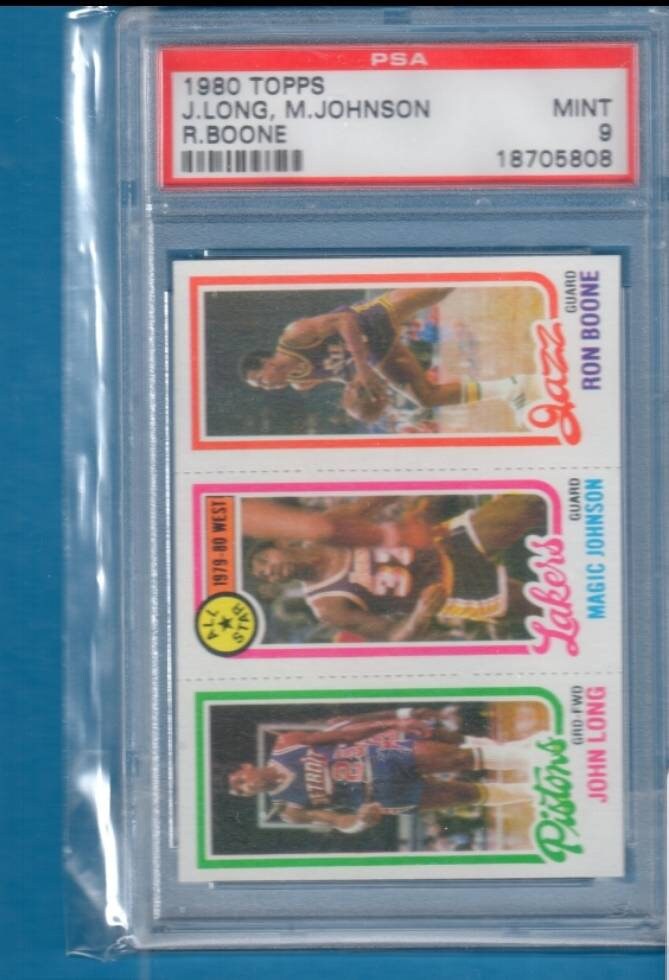 Rookie!! Magic Johnson! PSA Graded 9. Rare 1979-80 Topps Magic Johnson ...