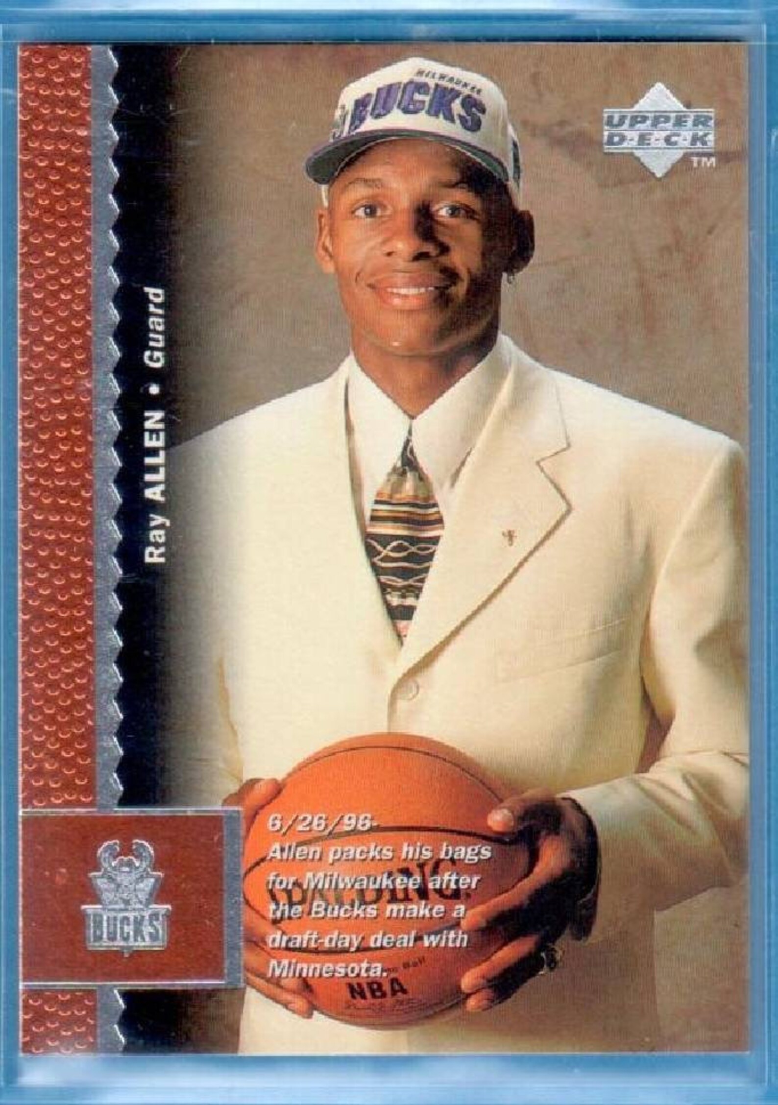 Ray Allen rookie card Bucs supersonics celtics heat. Nba | Etsy