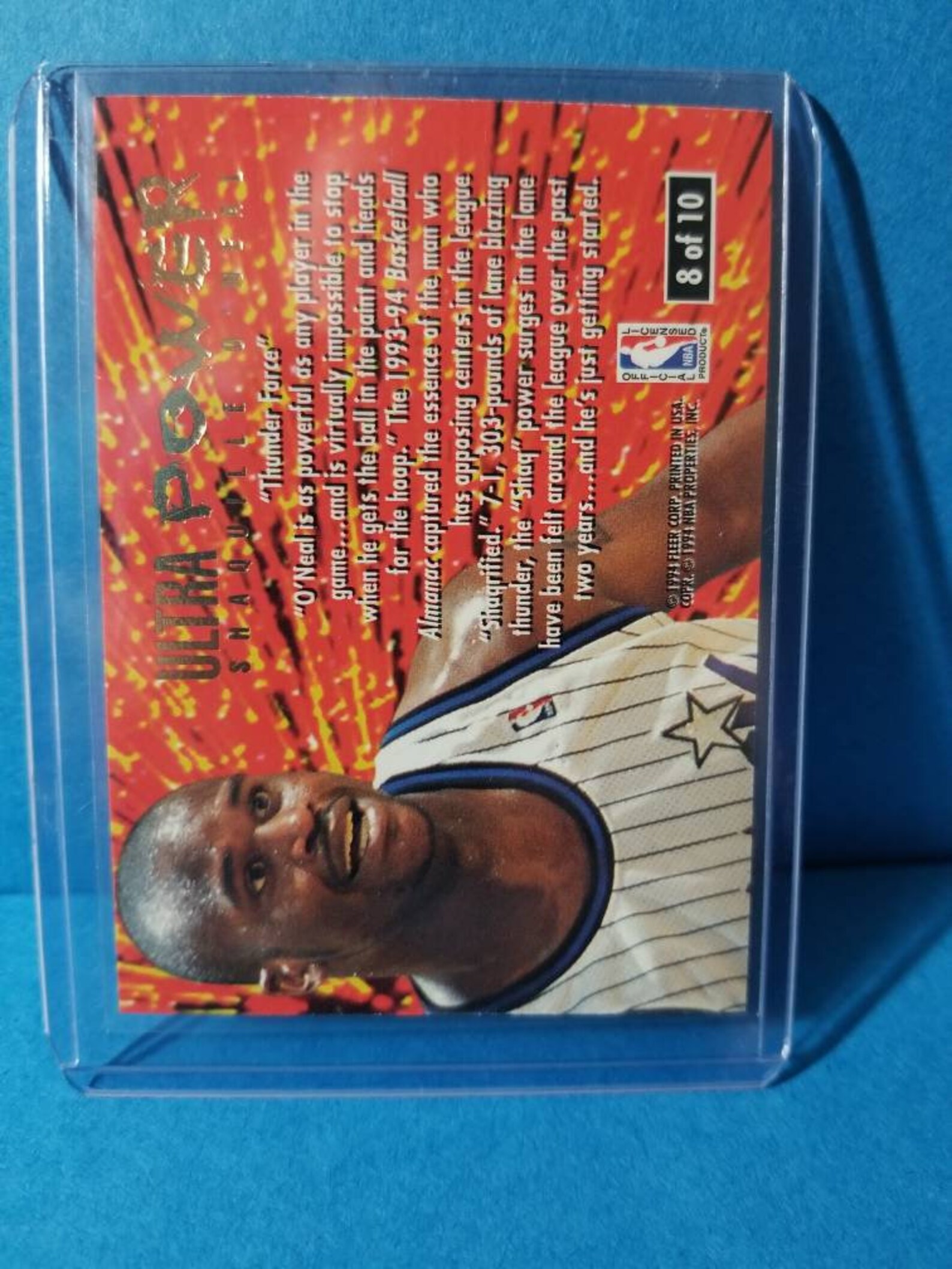 Shaquille Oneal Orlando Magic Lakers Heat 4x Nba Champion Mvp Tnt ...