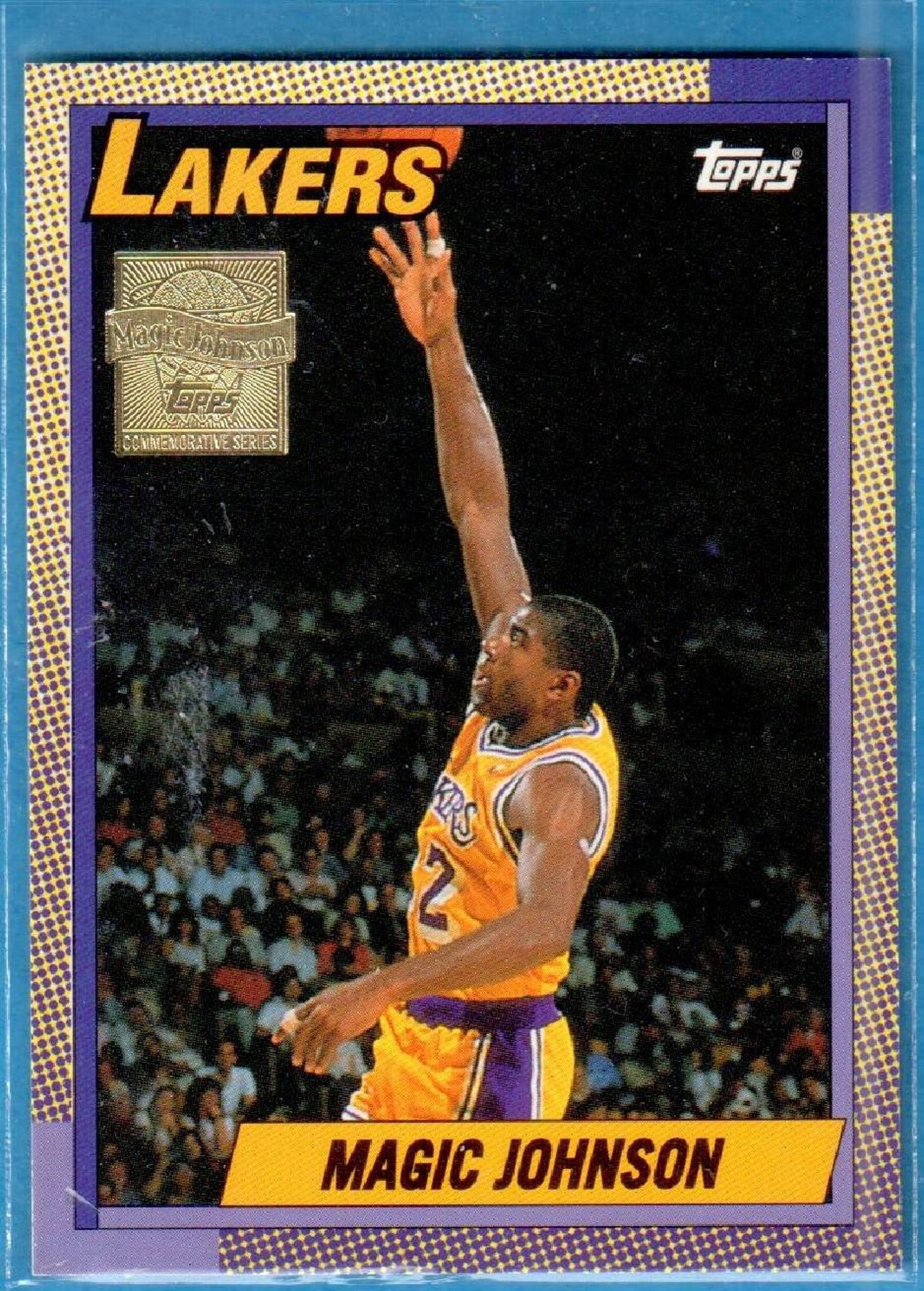 Magic Johnson! Topps Gold Commemorative Legends Rare! NBA Top Players ...