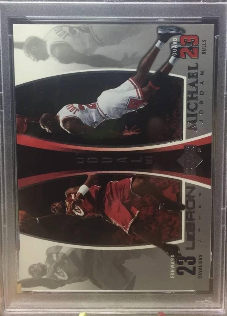 NBA GOAT Michael Jordan and Lebron James 2005!! Rare Mint Sharp Edges ...