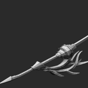 Azure Star Blade Long Sword Monster Hunter World Cosplay STL Digital ...