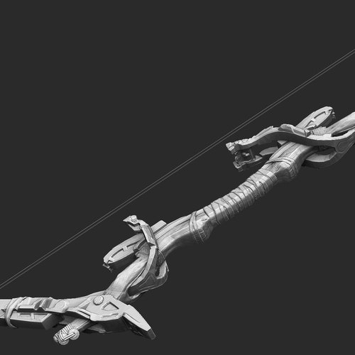Hunter Bow Shadow Horizon Zero Dawn STL Digital Model 3D Print - Etsy