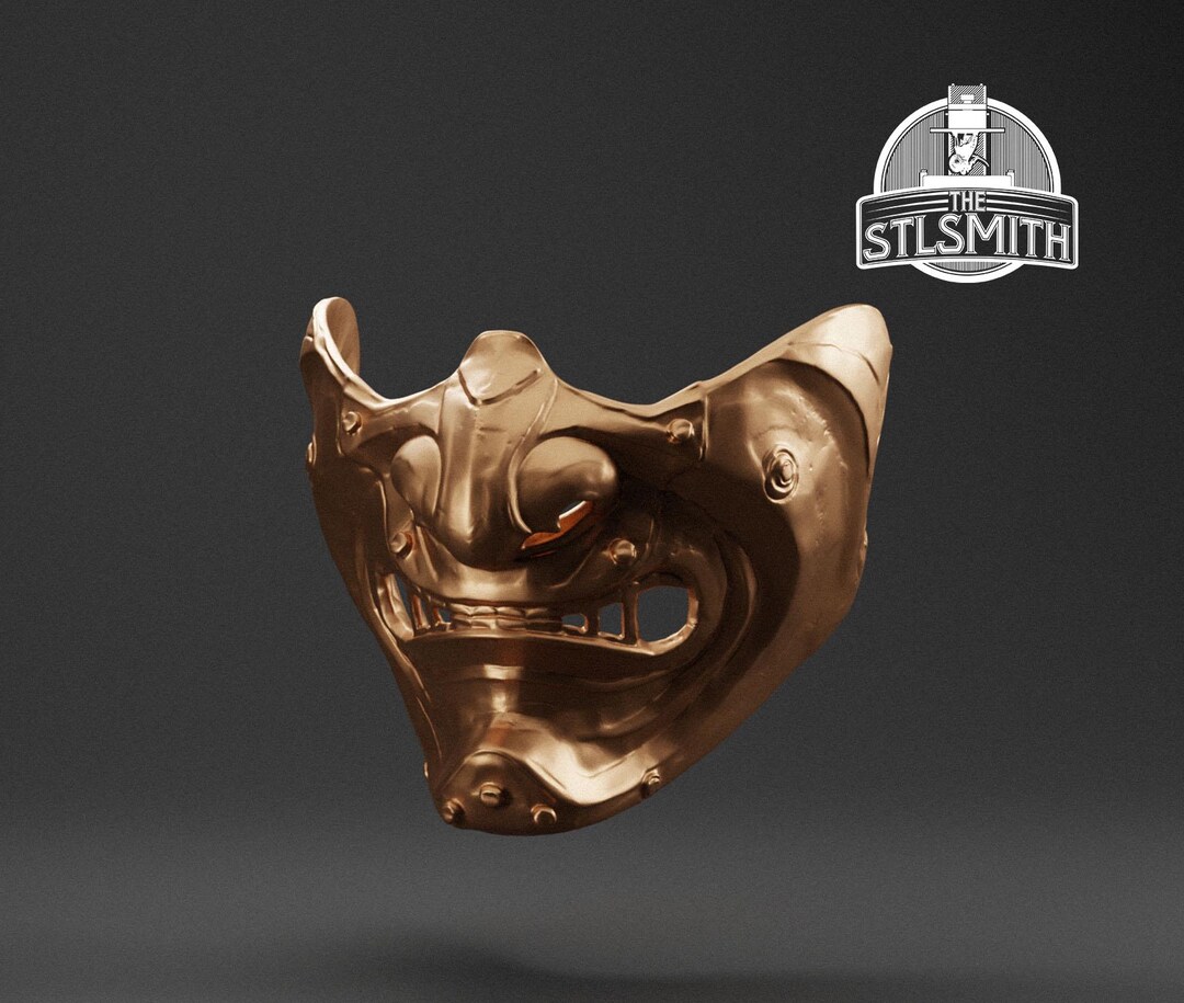Nasu Baba's Mask Ghost of Tsushima STL Digital Model Cosplay 3D ...