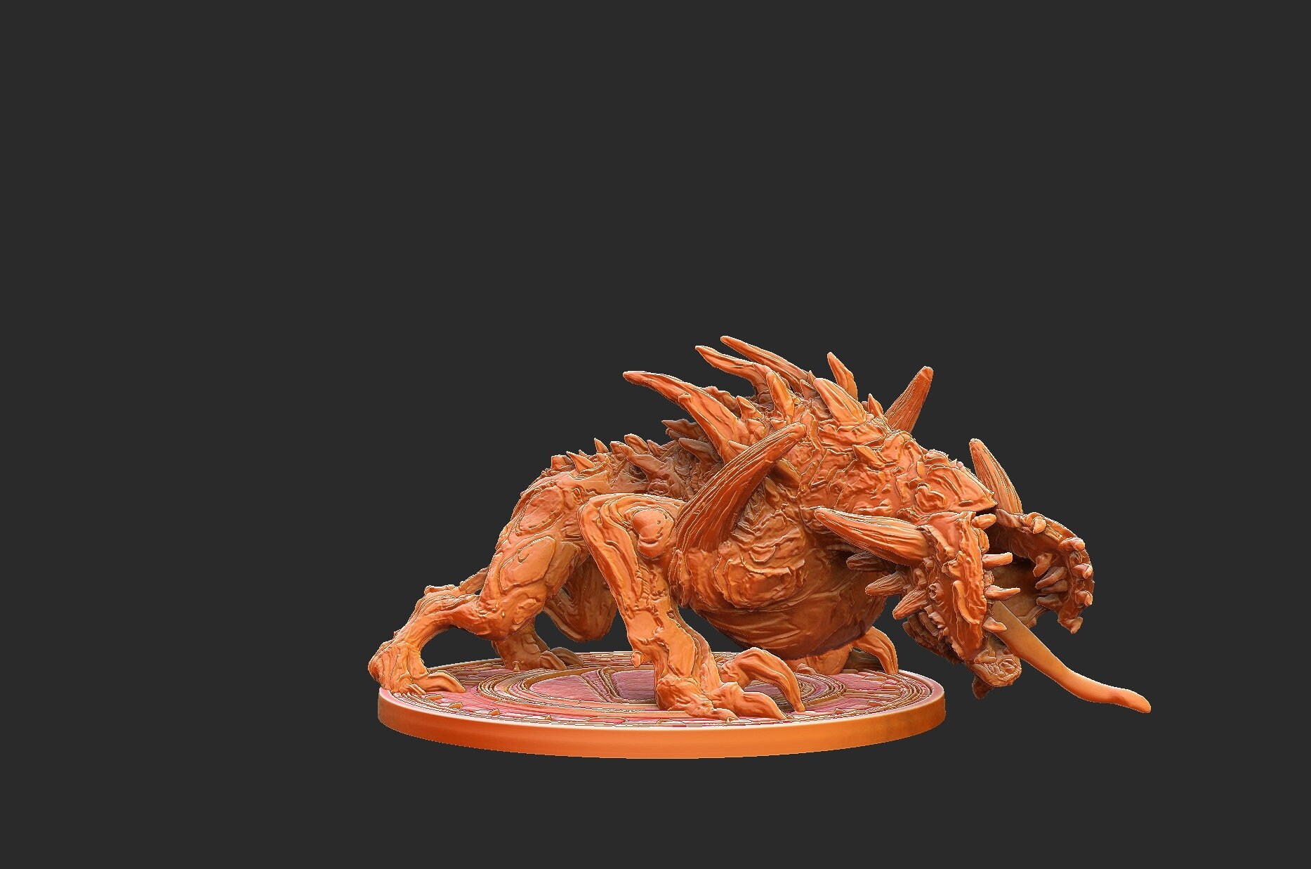 Skag Badass Fire Borderlands Miniature STL File 3D Print - Etsy UK