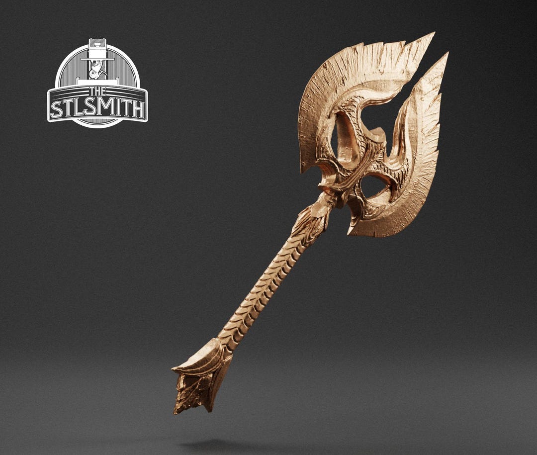 Glass War Axe Life Size Replica Prop Kit 3D Print FDM - Etsy