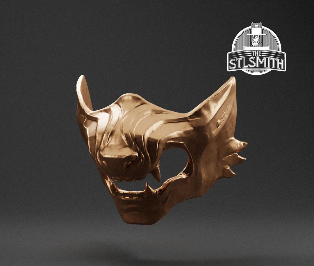 Wolf of Tsushima Mask Life Size Replica Prop Kit 3D Print FDM - Etsy