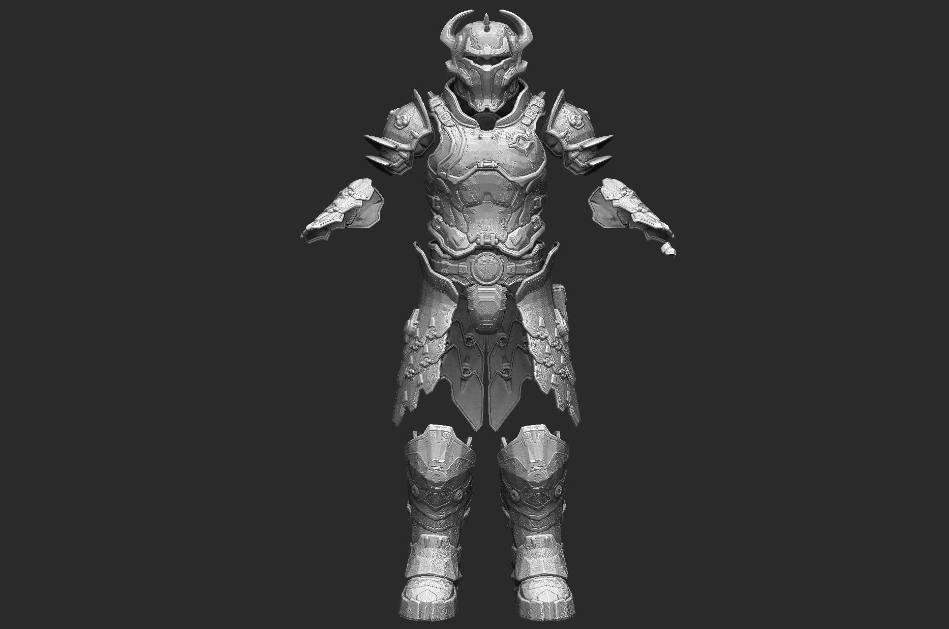Sentinel Heavy Armour Doom Eternal Cosplay Stl Digital Model Etsy